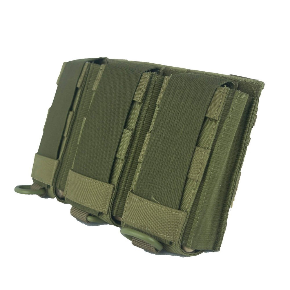 Porta Magazine Double Layer (4x 5.56mm) MOLLE Preta - EVO Tactical ...