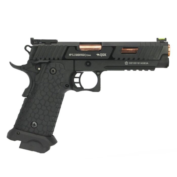 Pistola Airgun HP 51 Babayaga Full Metal GBB 45mm - QGK - Beartac
