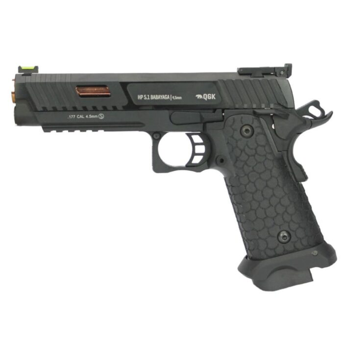 Pistola Airgun HP 51 Babayaga Full Metal GBB 45mm - QGK - Beartac